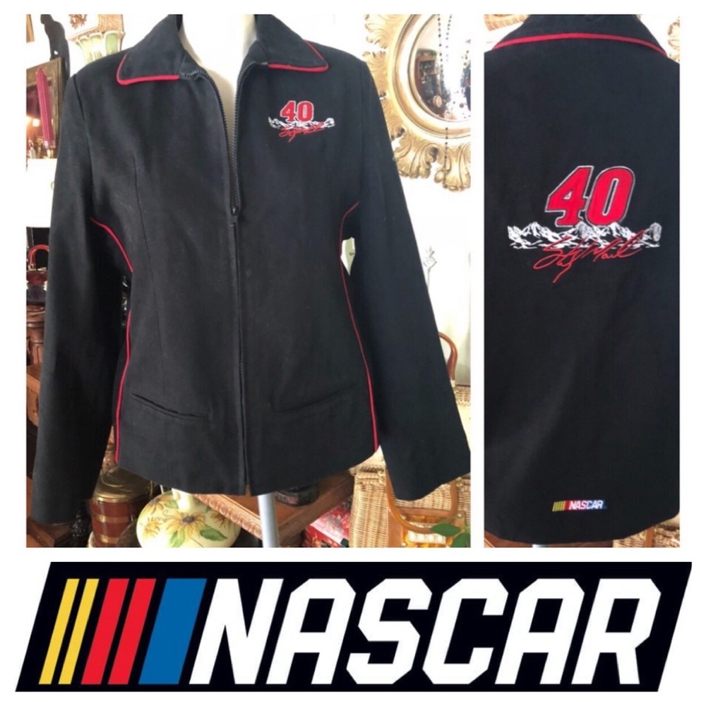 Vintage Nascar Jacket #40 Sterling Marlin - Gem